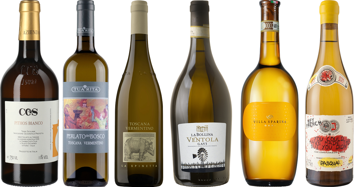 List of italian white wine store